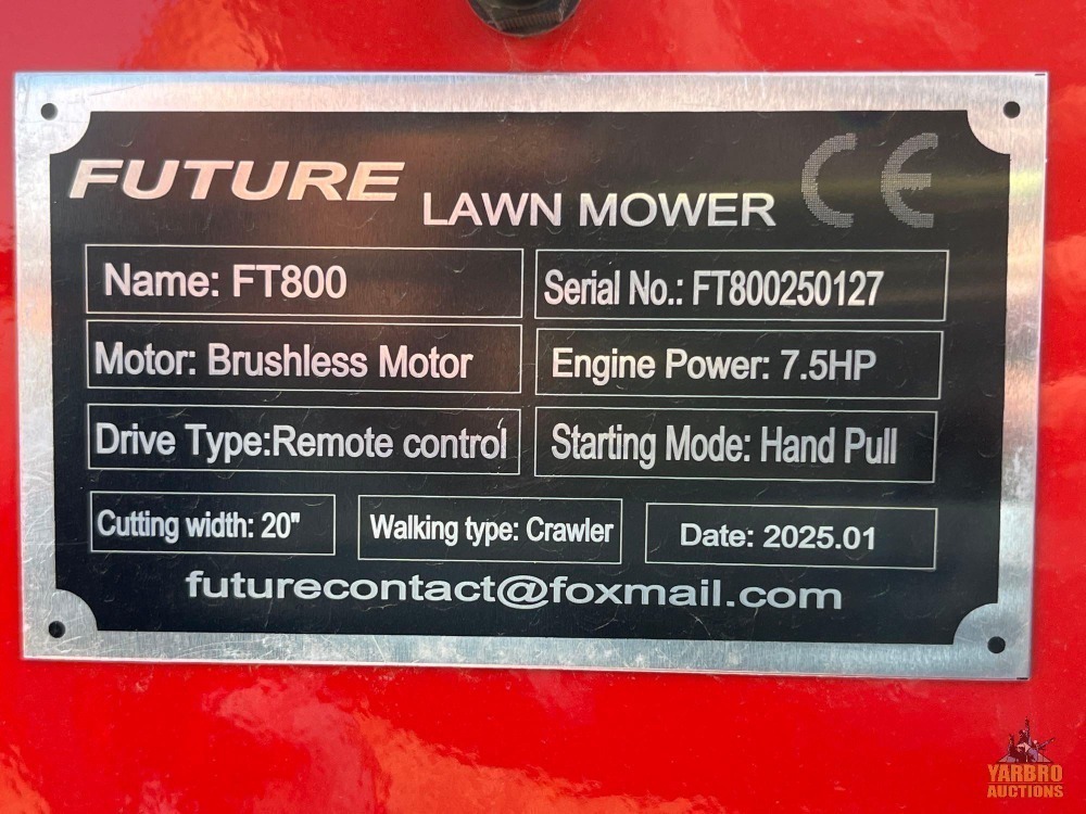 Future FT800 Remote Crawler Lawn Mower