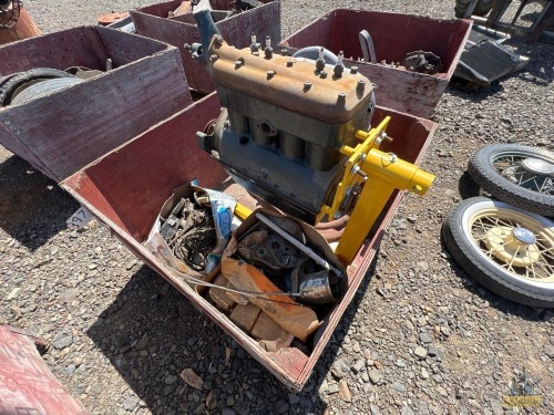 Model A Engine, Stand & Parts